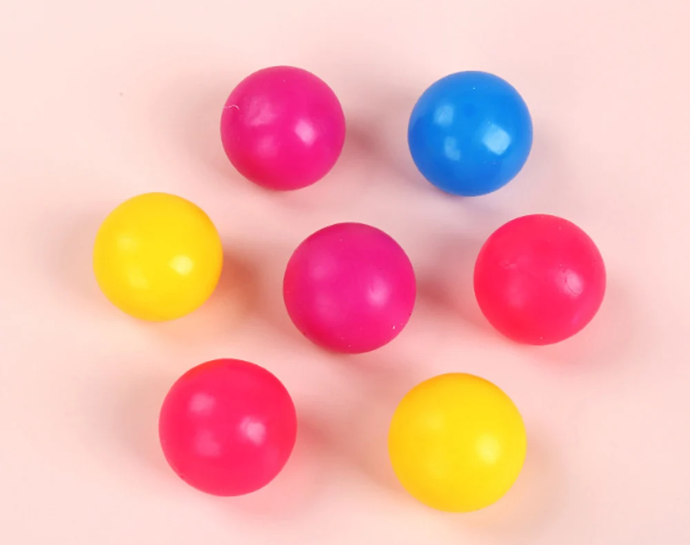 Set Of 100 Luminous Stick Wall Ball Sticky Squash Ball Sticky Target ...