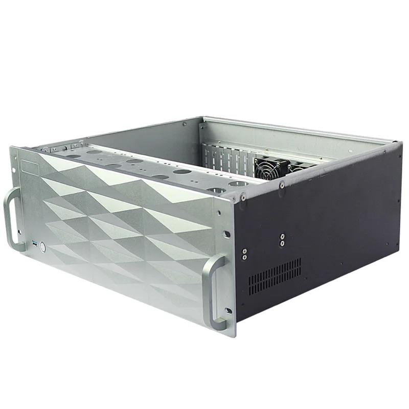 Aluminum Panel 19 Inch Rack Case - Support 12*3.5" HDD