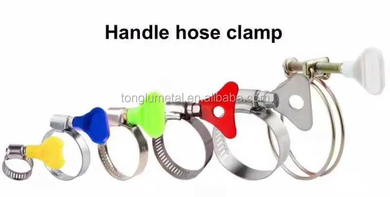 Hand Tighten Hose Clamps With Stainless Steel Thumb Screw - Buy Hand ...