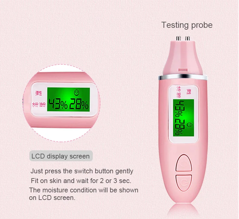 New Promotion Cosmetic Tool Electric Intelligent Skin Detector For Skin ...