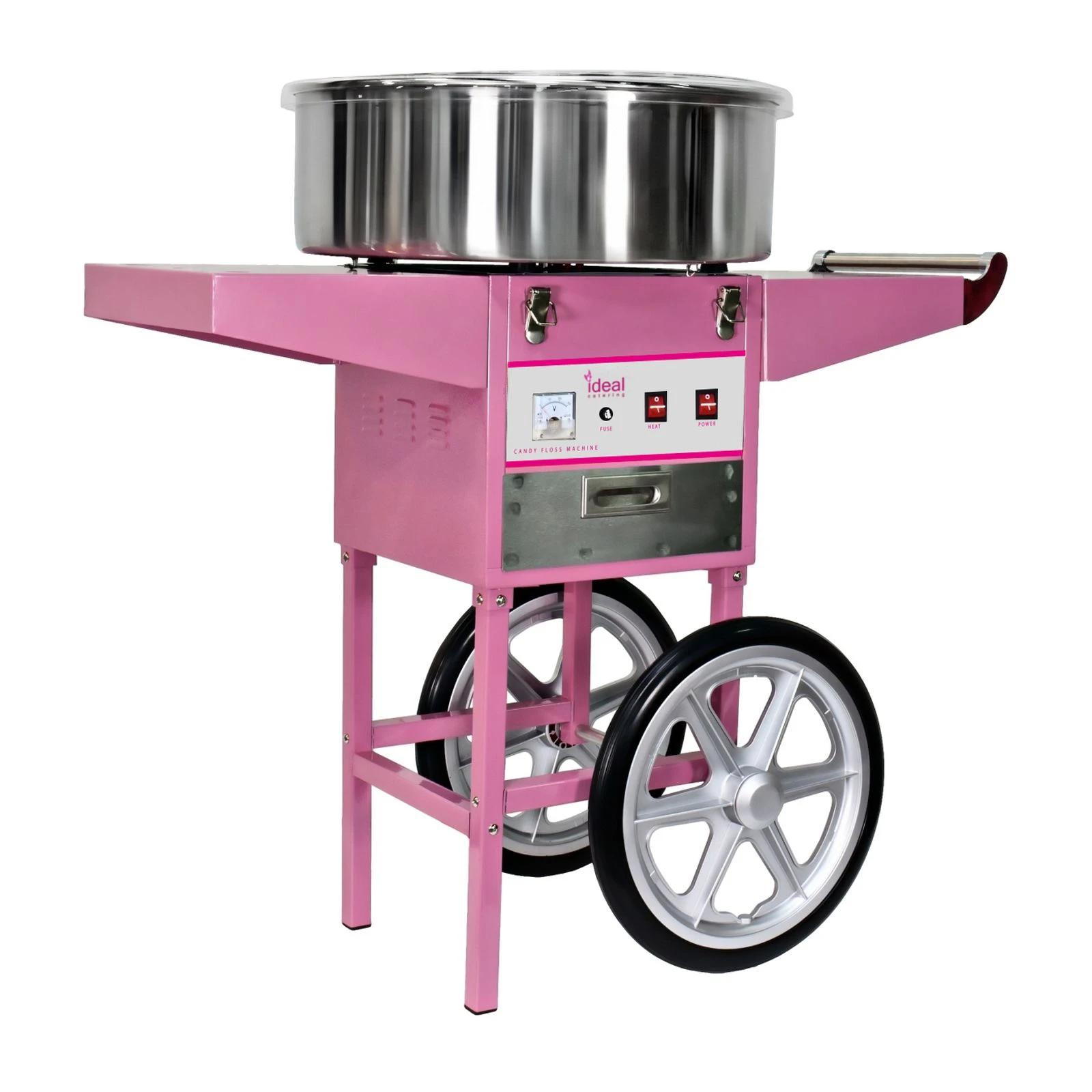 Electric Candy Floss Machine With Cart - Buy Auto Breeze Cotton Candy ...