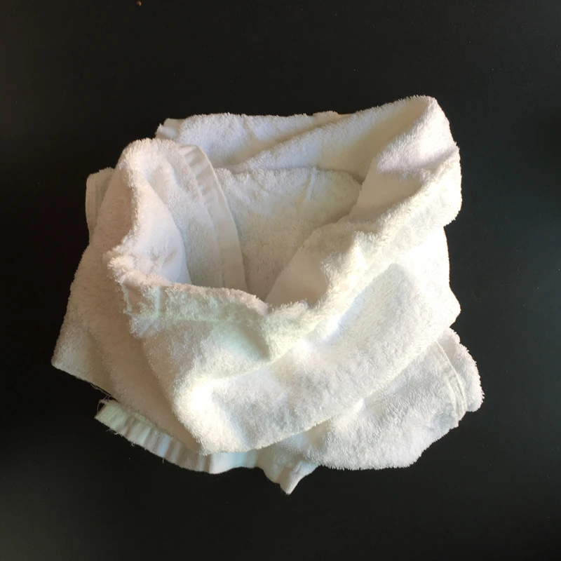 Impa 150601 High Quality Sewing Towel White Rags Cotton Used Bath ...