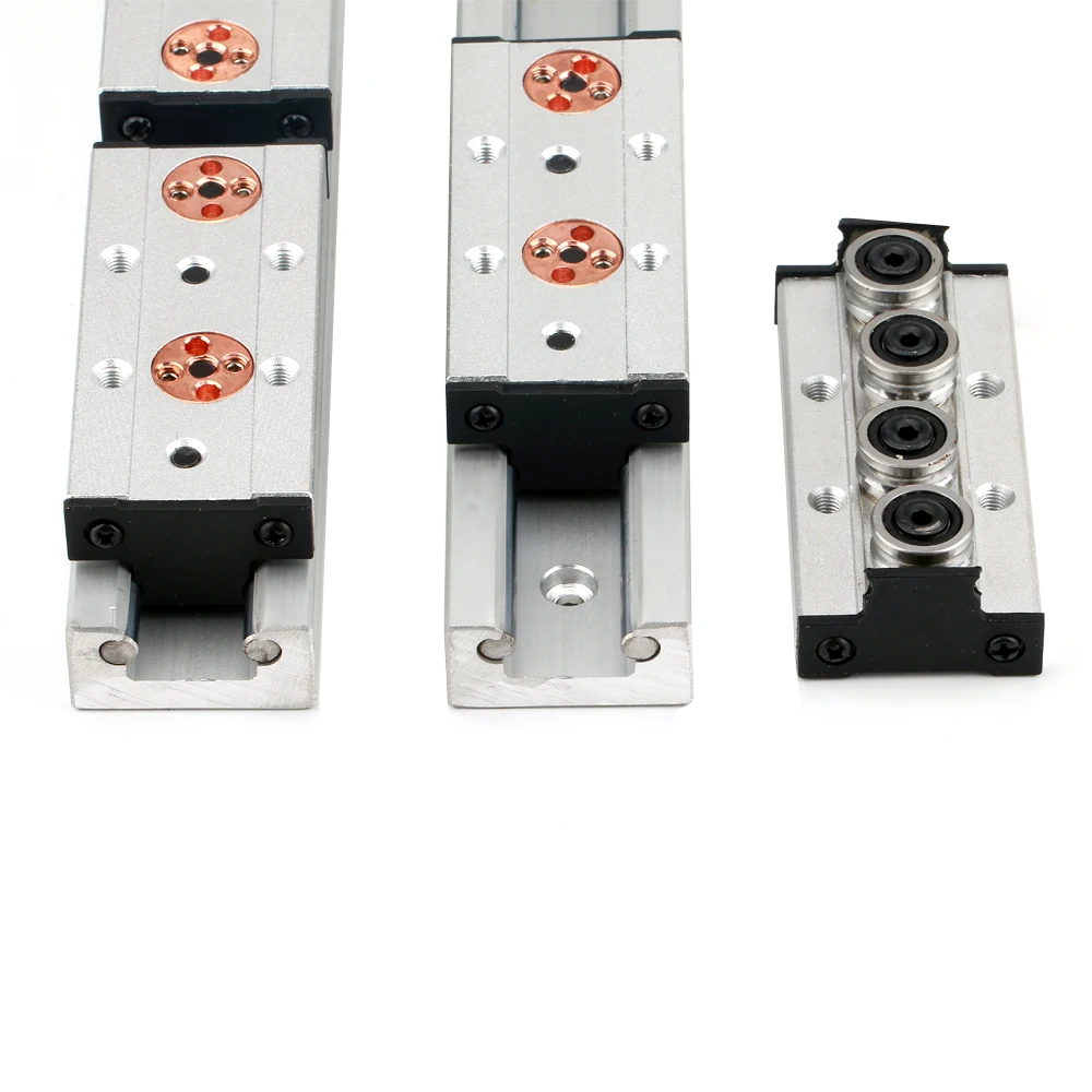 Dual-shaft Linear Guide Rail SGR20 3 4 5 Wheels Bearing