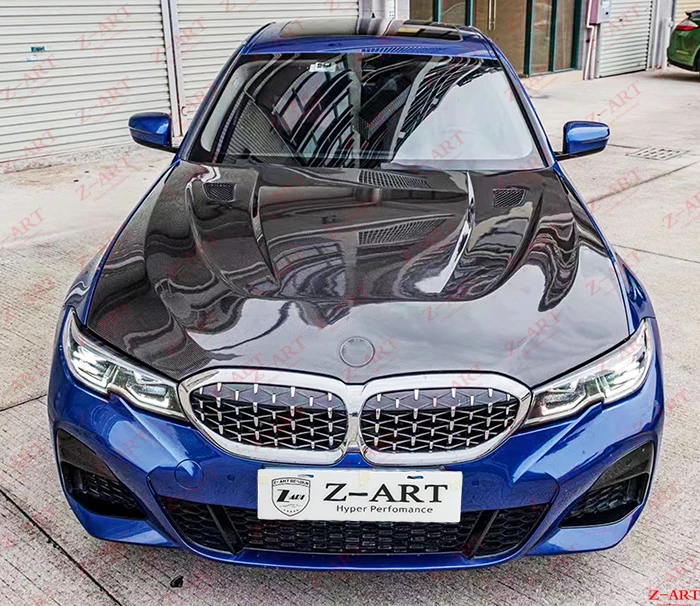 Z-art G20 Carbon Fiber Engine Bonnet For Bmw G20 Carbon Fiber Engine ...