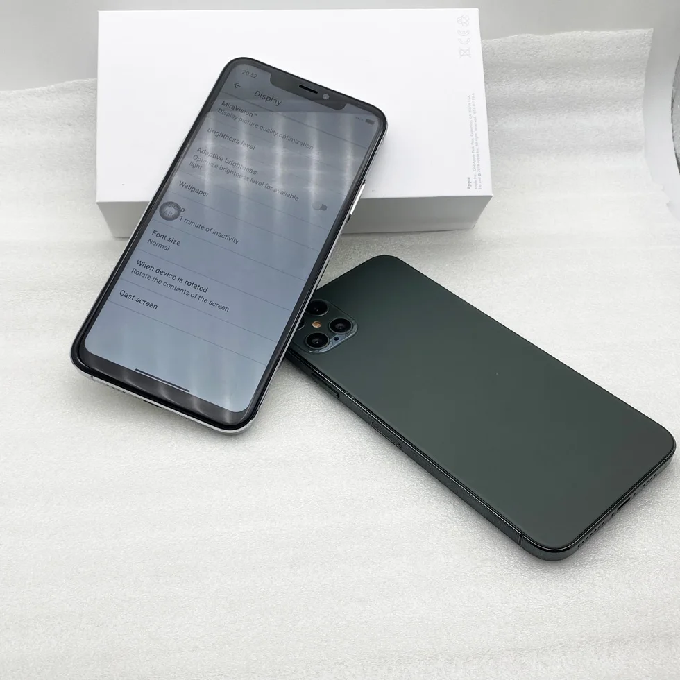 Mtk6580 Quad Core Goophone 11 12 Pro Max Mobile Phone 1gb Ram+4gb Rom ...