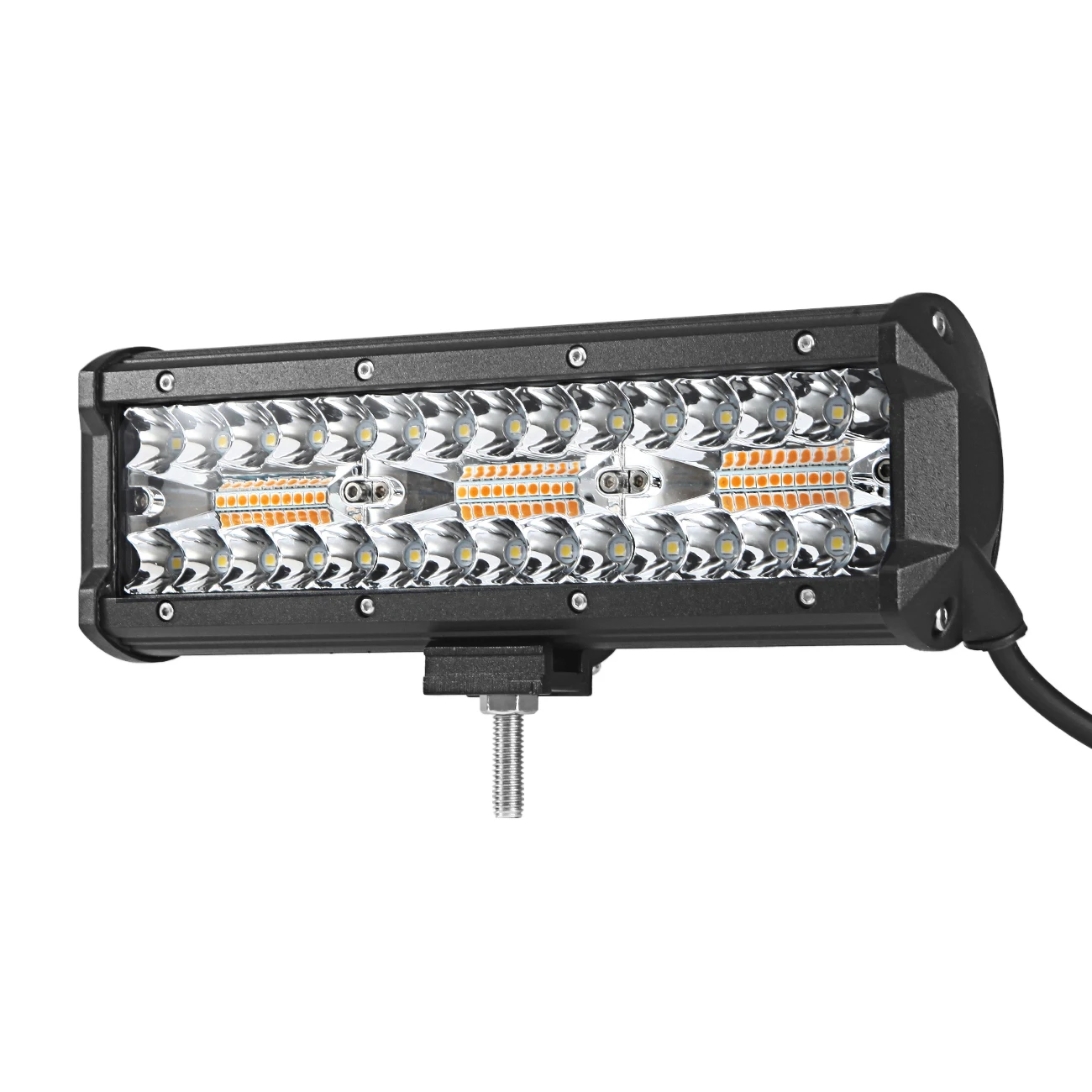 12v 24v 12inch 240w 6000k Atv 4x4 Triple Row Waterproof Led Pod Light ...