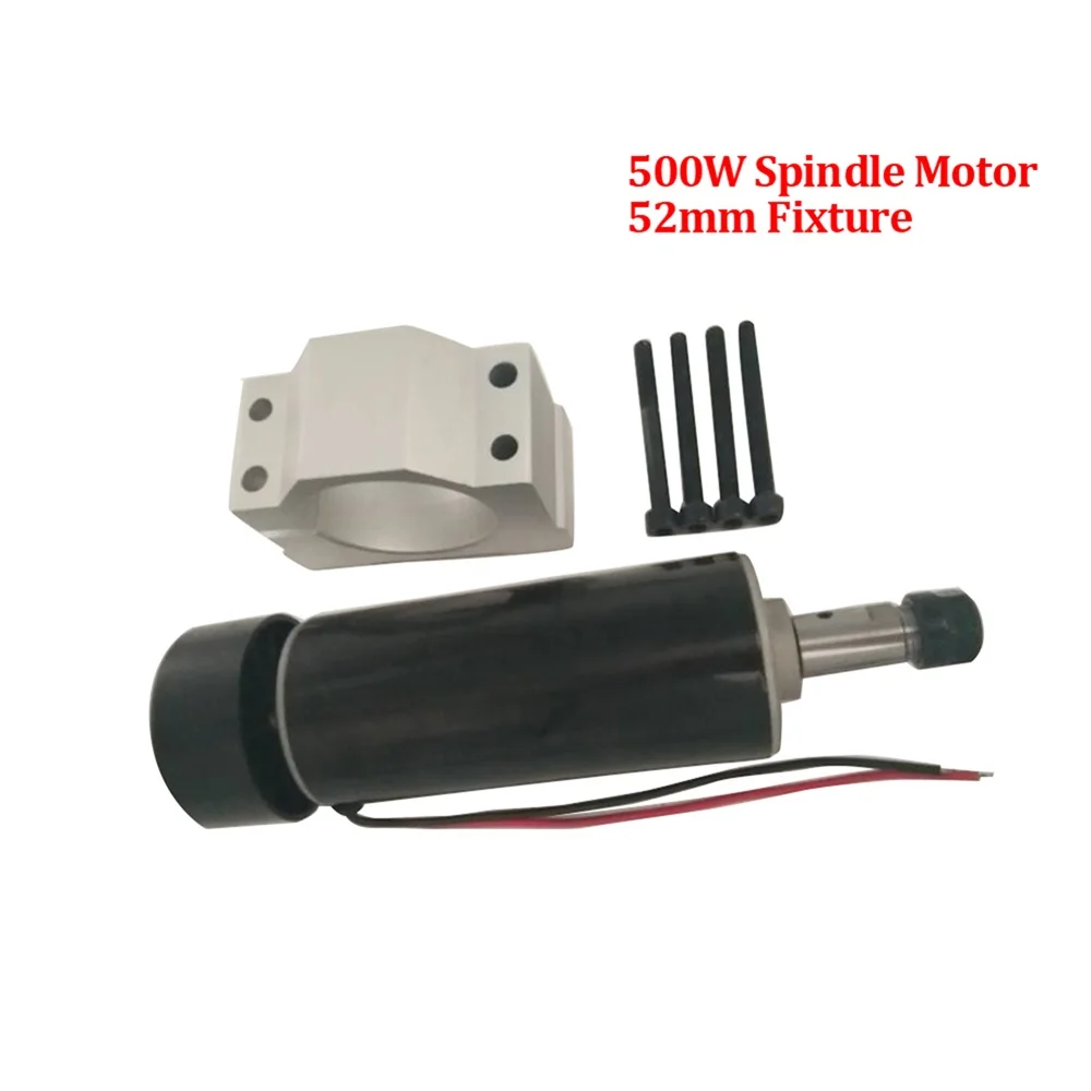 0.5kw 52mm Er11 Cnc Spindle Motor 500w Spindle Motor Diy Dc 100v Cnc ...