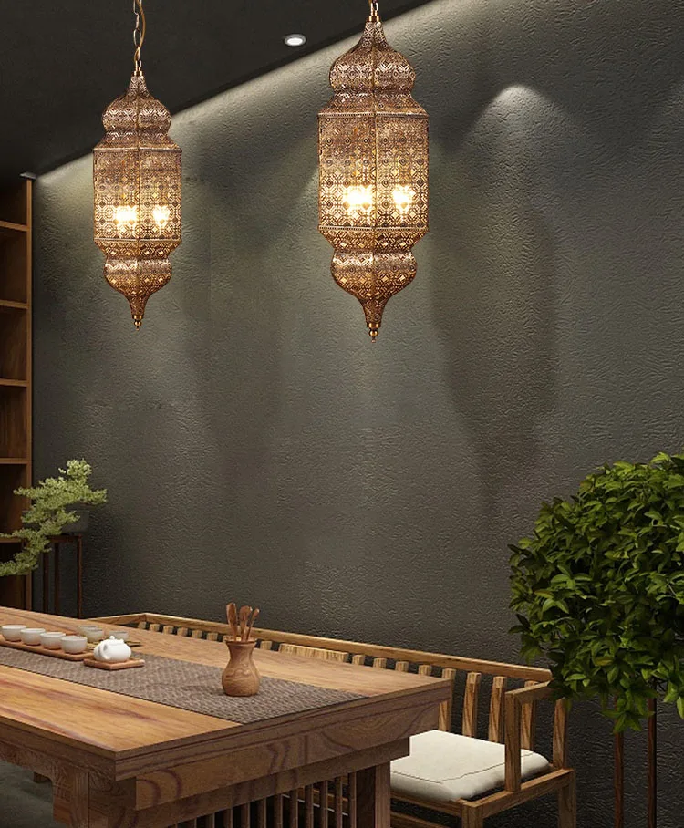 Muslim Copper Pendant Lighting Islamic Masjid Lighting Big Antique ...