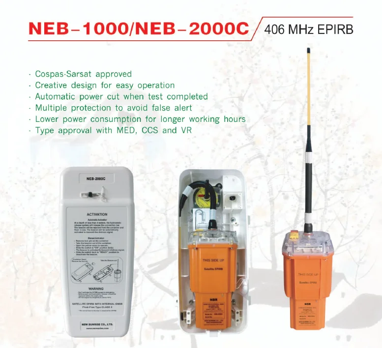 Neb-1000 Gmdss Epirb Beacon (neb-2000c Acil Durum Göstergesi Radyo ...
