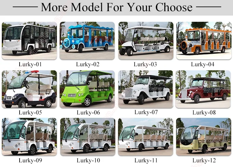 Funfair Rides Sightseeing Bus Car - Electric Park Vehicle