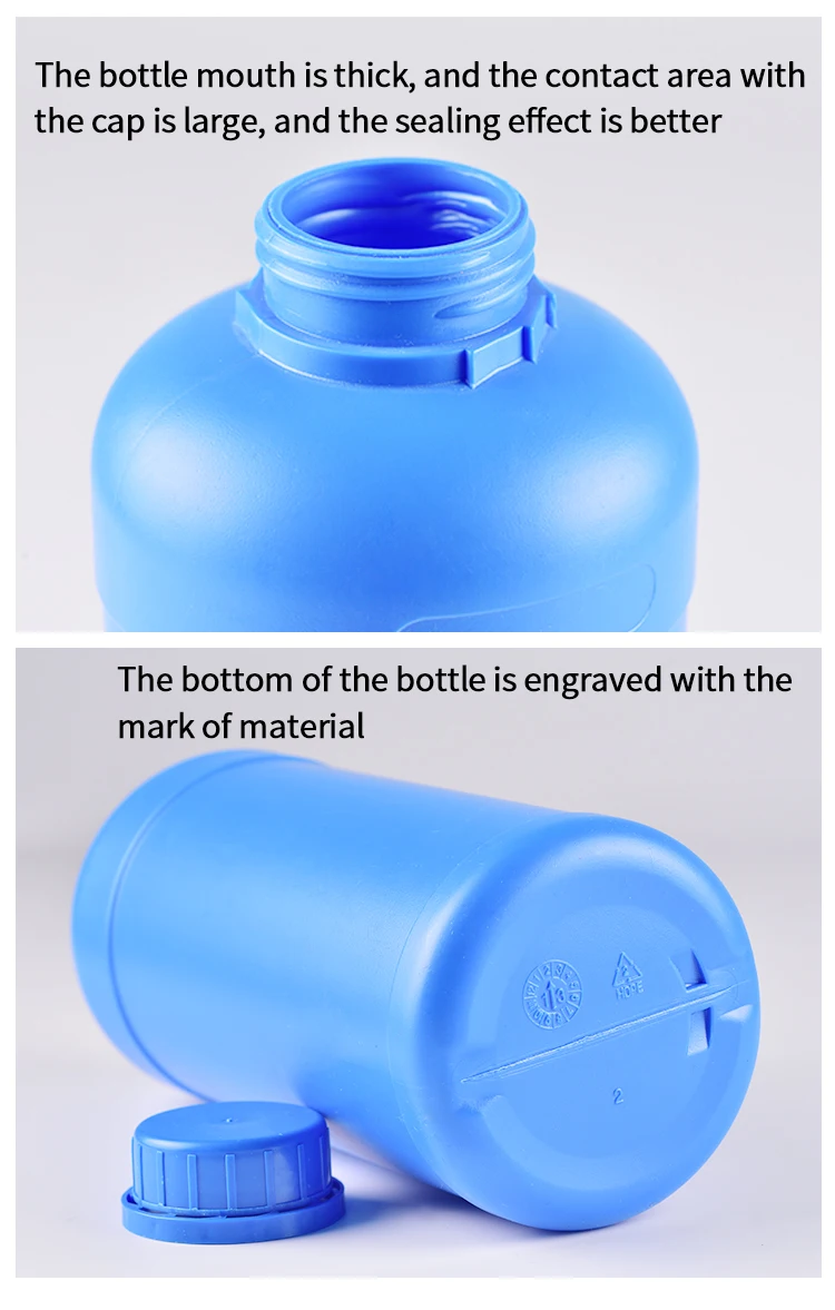 1000ml 1l 1kg Hdpe Plastic Bottle With Tamper Proof Cap - Buy 1000ml ...