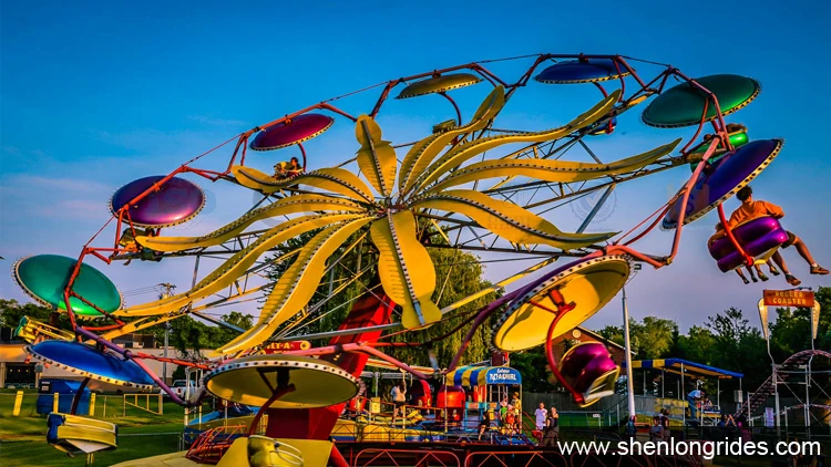 Double Swing Rides - Twister Paratrooper Ride Attractions