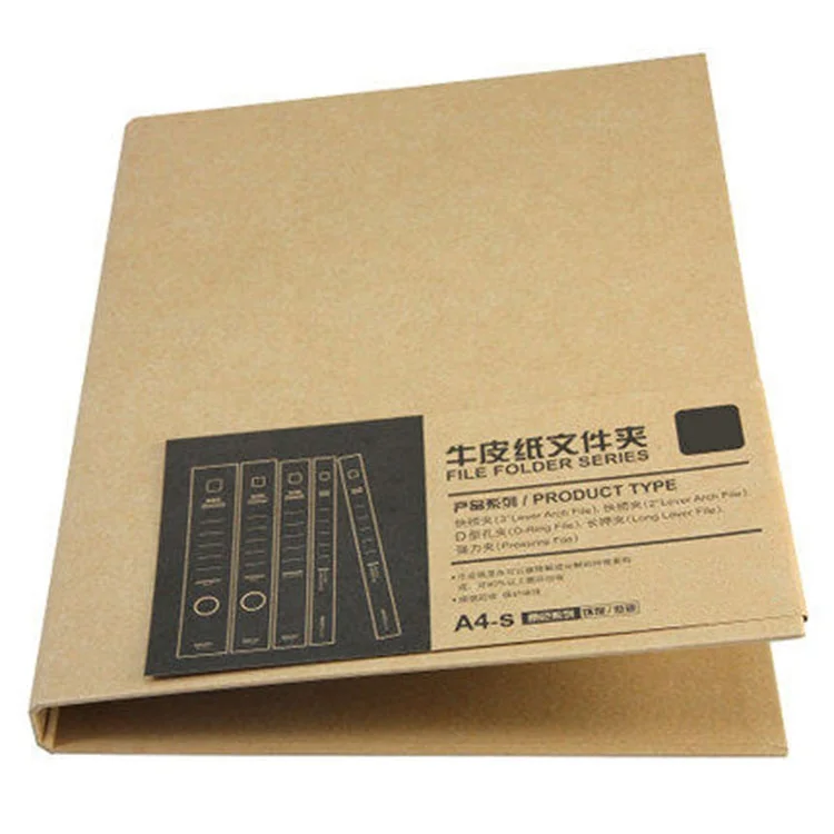 Custom Large A4 Cardboard Hard Cover Expanding File Folder With 2 Ring ...