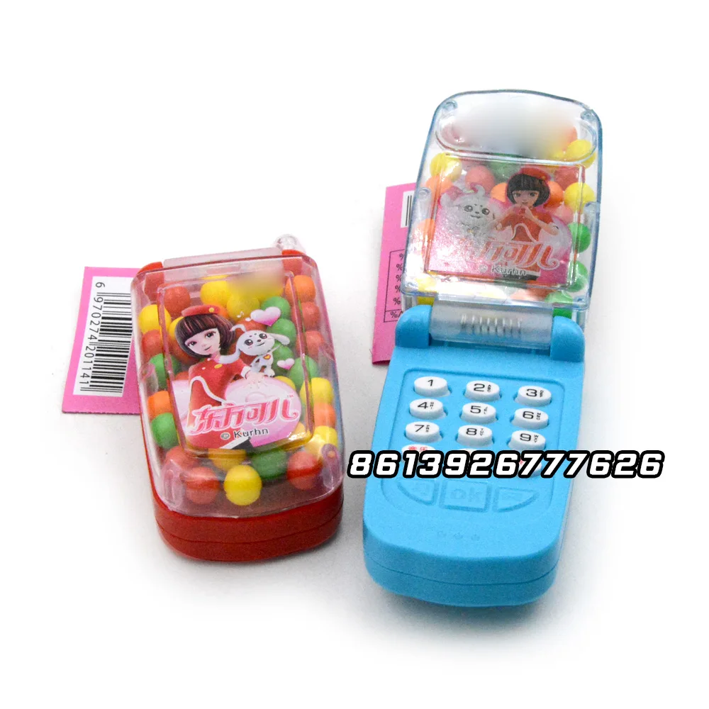 High Quality Music Mobile Phone Plastic Toy Tablet Pressed Candy - Buy ...