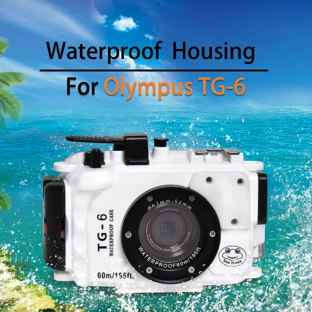 Seafrogs Tg-6 60m Scuba Diving Ipx8 Waterproof Housing Camera ...
