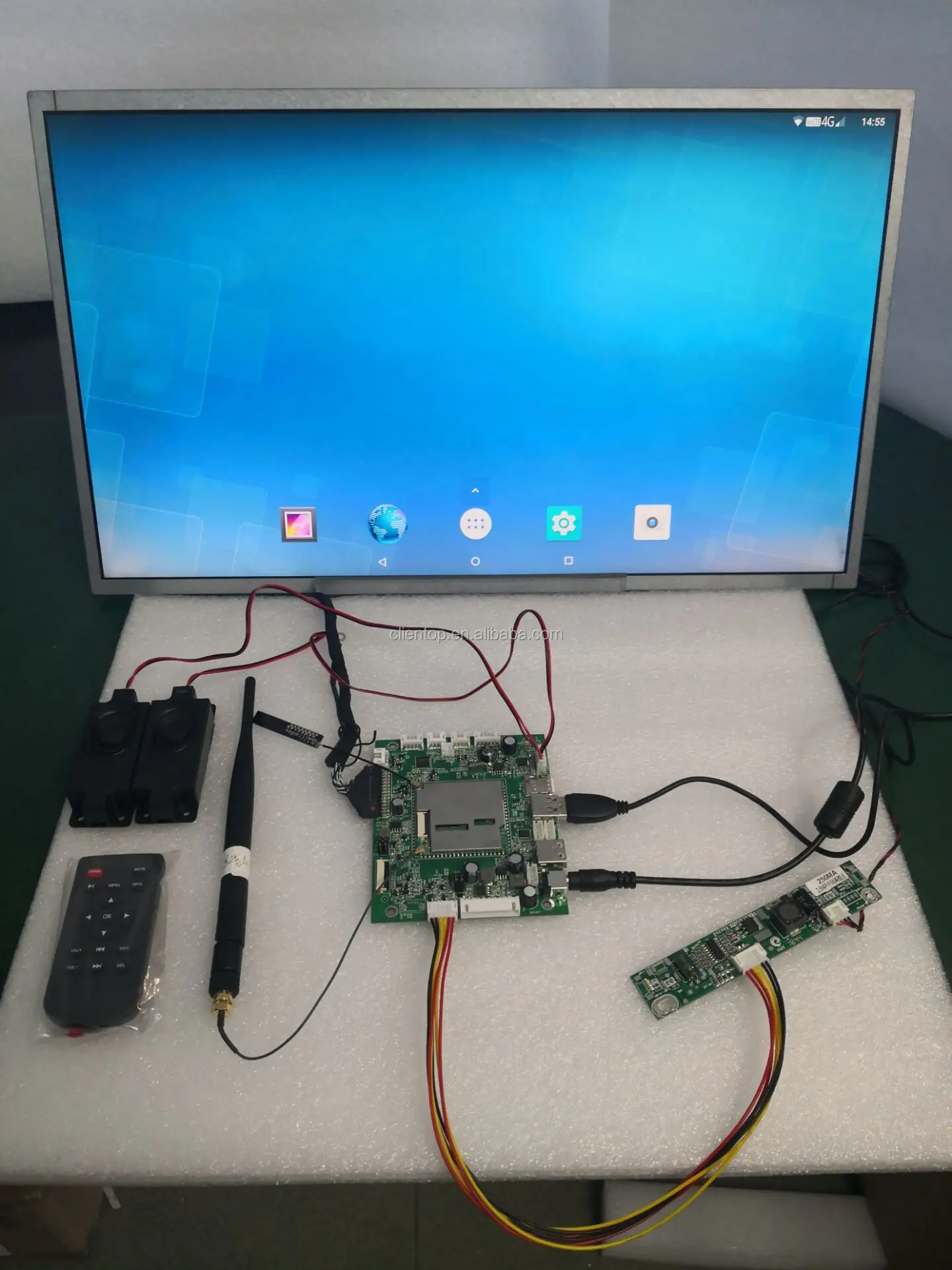 M02C Built in 4G SIM card Module LTE WCDMA 1920*1080 LVDS Android 8.1 ...