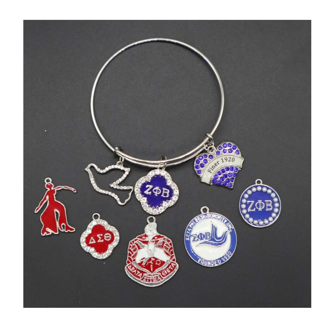 Red And Gold Emblem Charm Of Hoj Heroines Of Jericho Jewelry - Buy Red ...