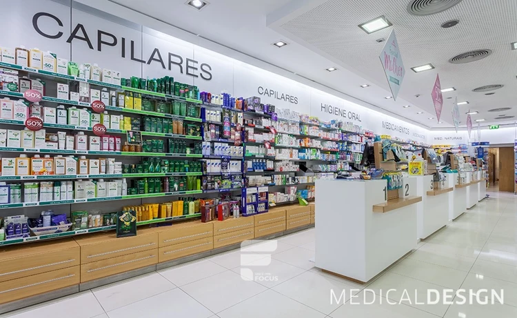 Shop Counter Table Design Pharmacy Furniture Display Medical Store ...