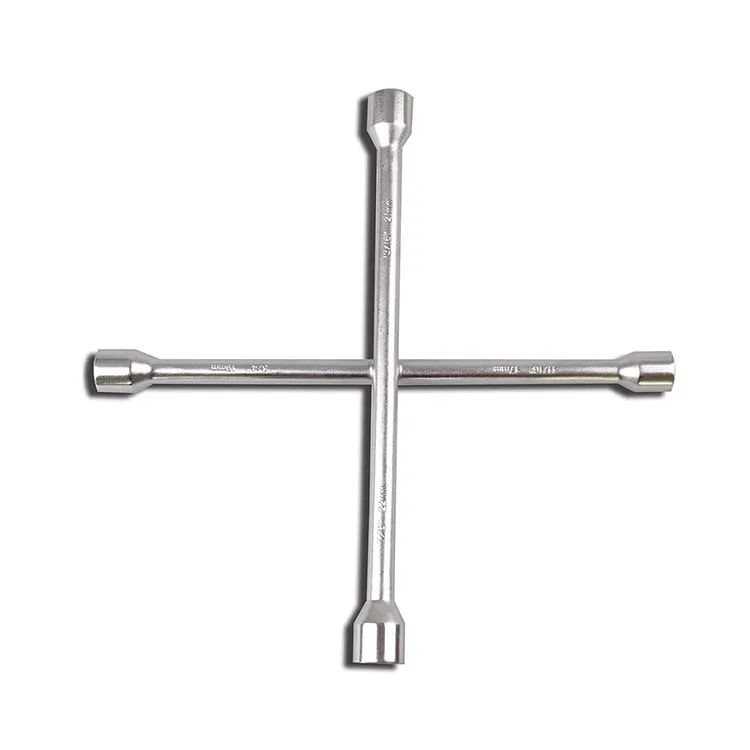 Universal Cross Wrench - 4-Way Lug Tire Spanner