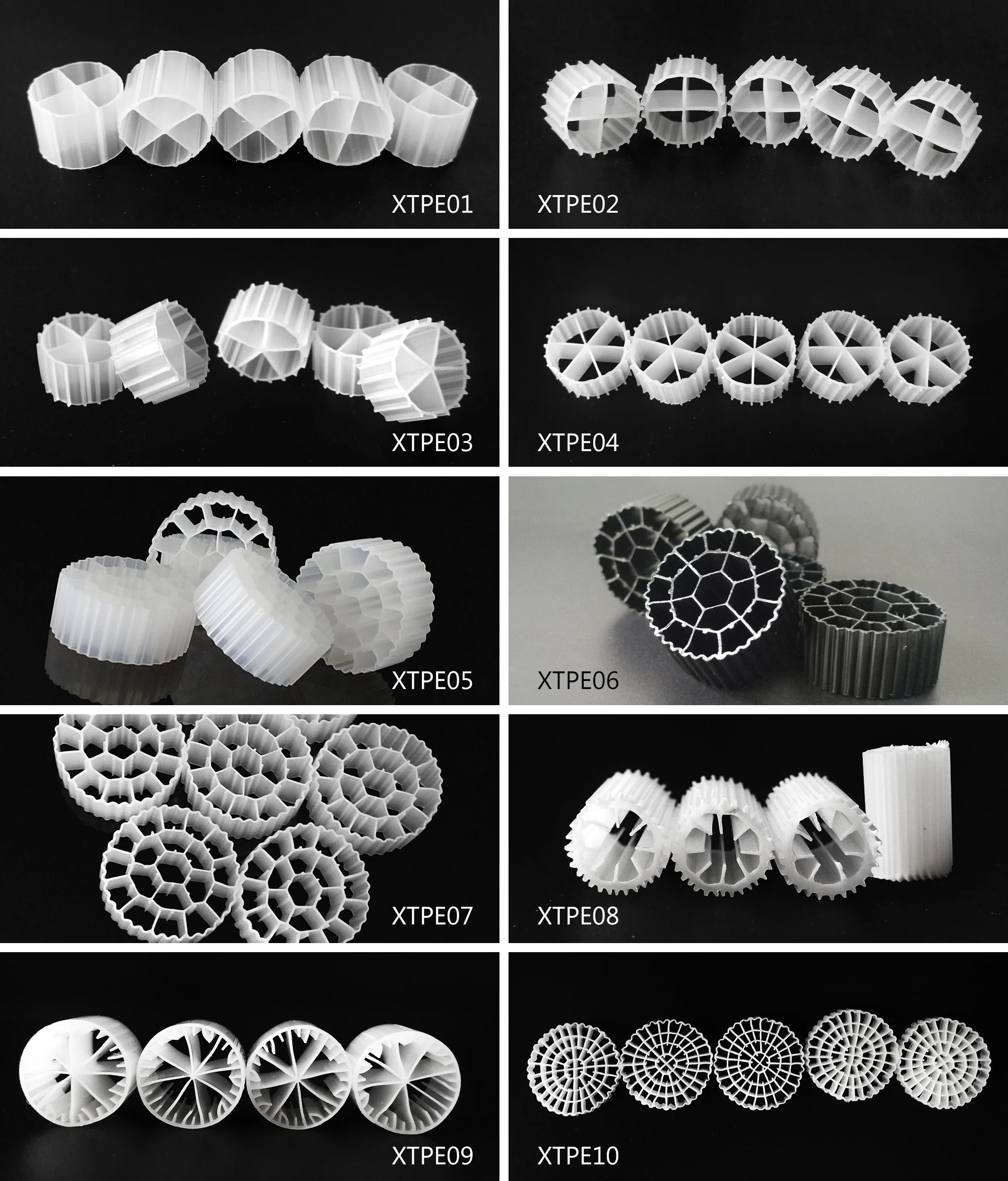 Plastic Biofilm Media Carrier for Water Treatment MBBR Bio-Packing ...