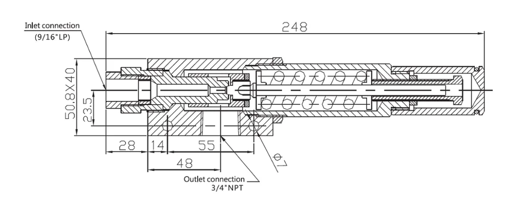 USUN FRV-10 - High Pressure Safety Relief Valve for Liquid or Gas