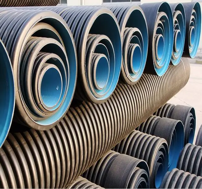 18 Inch HDPE Corrugated Drain Pipe with Holes for Drainage