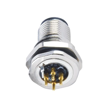 M12 Male Shielded 8 Pins Multi Micro Usb Charging Port Connector - Buy ...