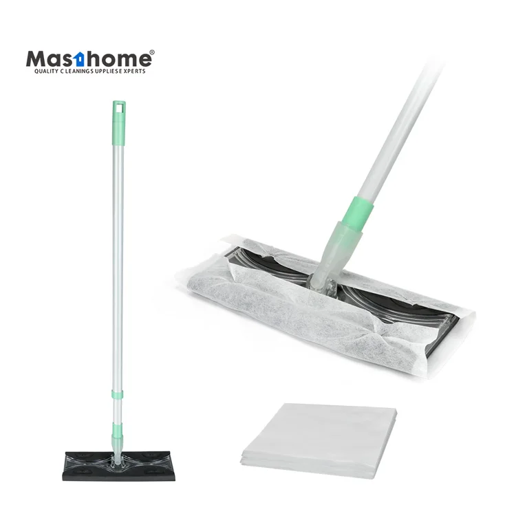 Masthome Household Non-woven Microfiber Fabric Rectangle Flat Mop for ...