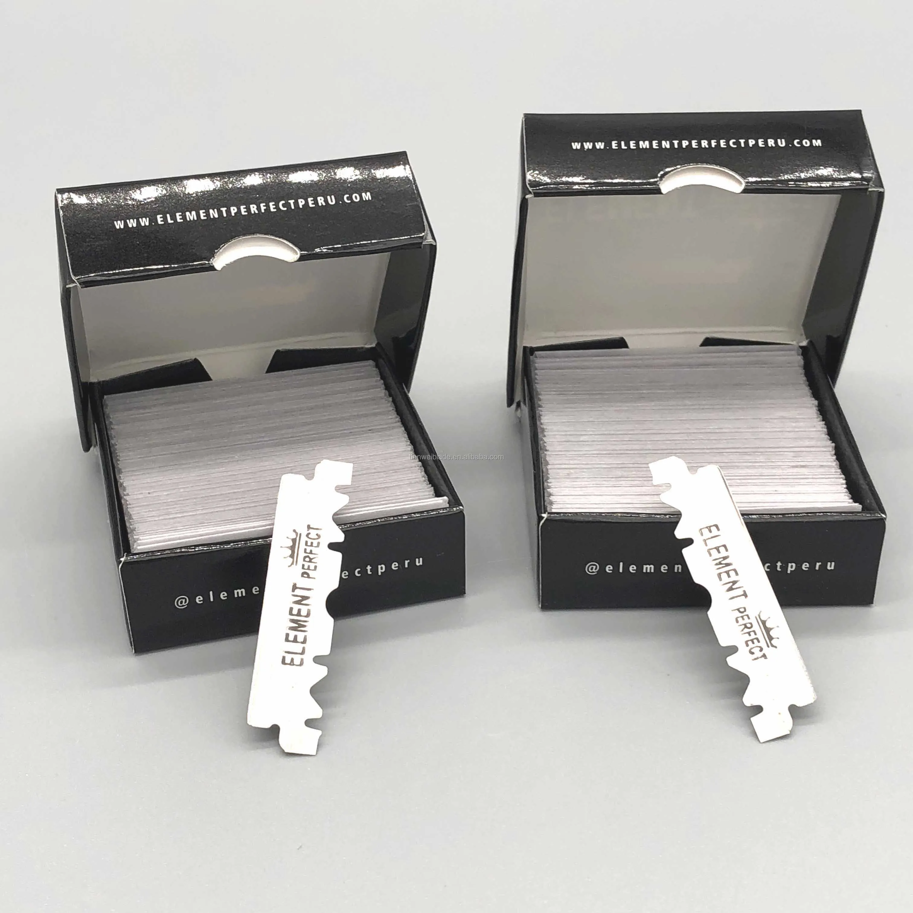 Stainless Steel Single Edge Straight Barber Razor Blades Pack of 100 ...