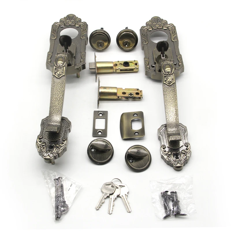 @ Luxury Entrance European Style Door Handle Lock - Buy European Style ...