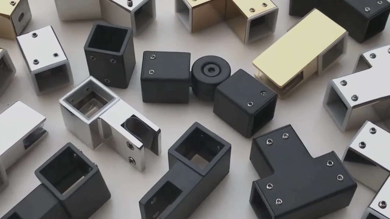 Shower Square Tube Corner Connector 90 Degree/pipe To Pipe Fitting ...