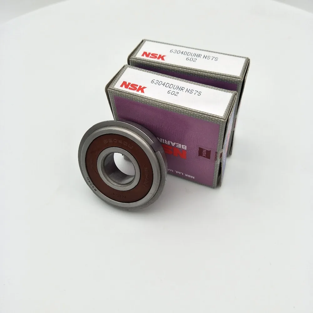 Original Nsk 6304ddunr Deep Groove Ball Bearing 6304n With Groove And ...