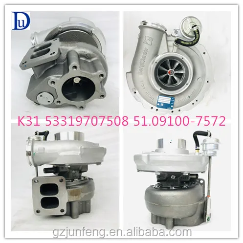 Turbocompresor para Man Truck TGA 53319887508 con motor de Euro-3 ...