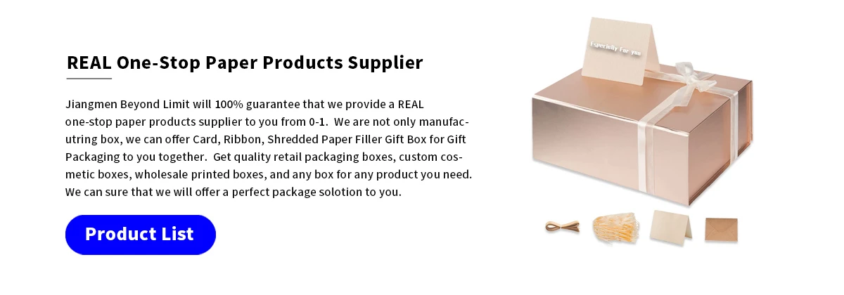 Jiangmen Beyond Limit E-Commerce Co., Ltd. - Paper Box, Corrugated box