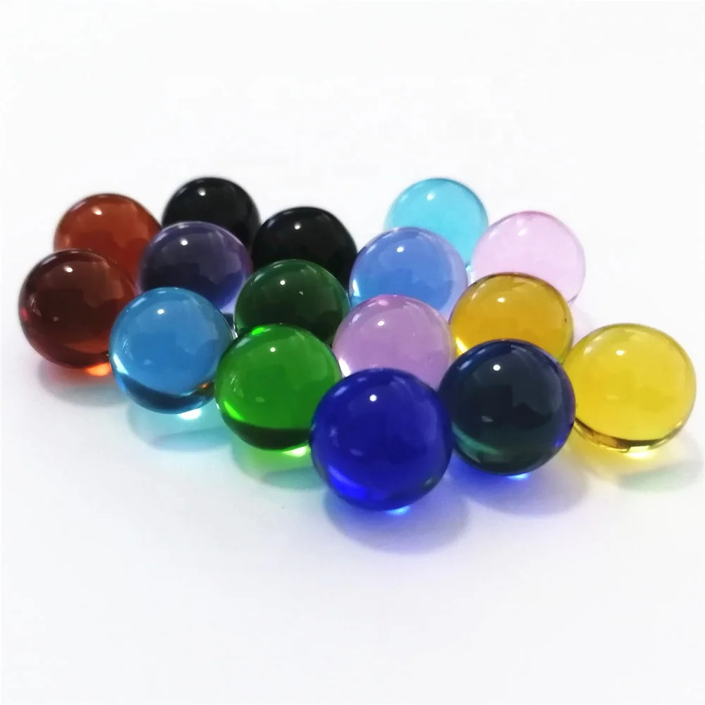 Wholesale 20mm 30mm 40mm Coloured Clear Round Glass Crystal Ball Sphere ...