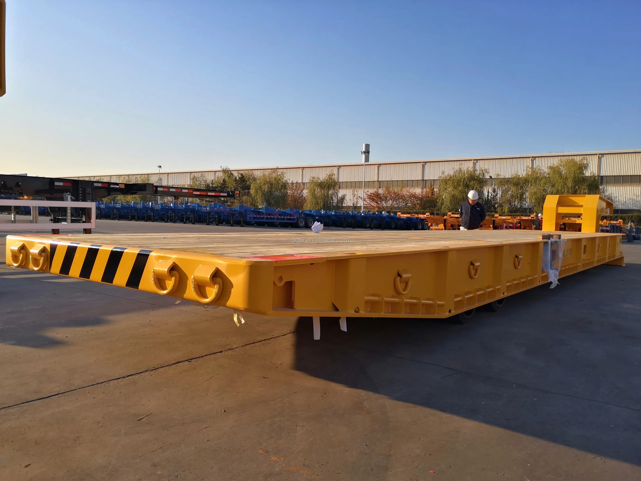 100ton Gooseneck 40ft 45ft Mafi Trailer Roro Trailer - Buy Gooseneck ...