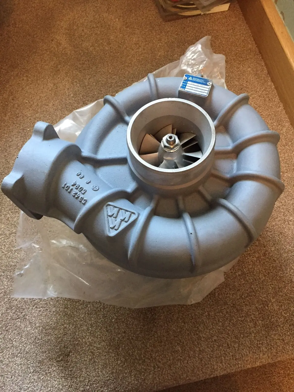 In Stock Mtu Engine Parts Exhaust Turbocharger 0020203900 - Buy Mtu ...