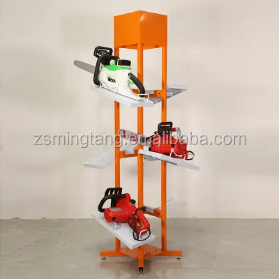Garden Tool Display Stand - Showcase Electric Mowers & Trimmers