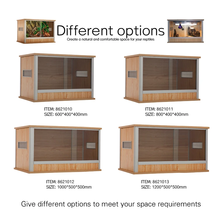 Wooden Reptile Terrariums - Professional & Durable Cages