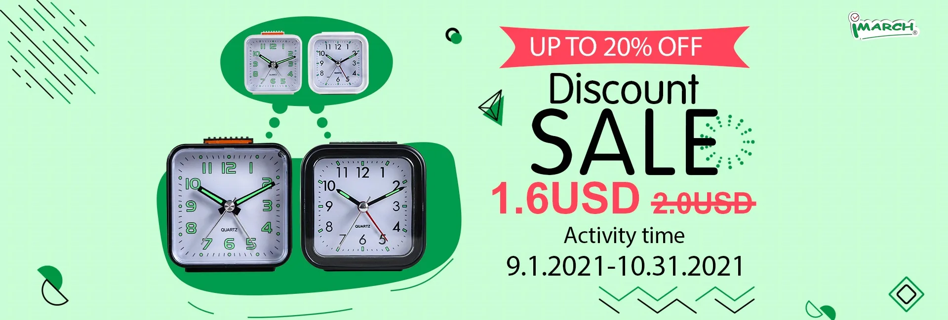 IMARCH WATCH & CLOCK COMPANY LIMITED - alarm clock, wall clock