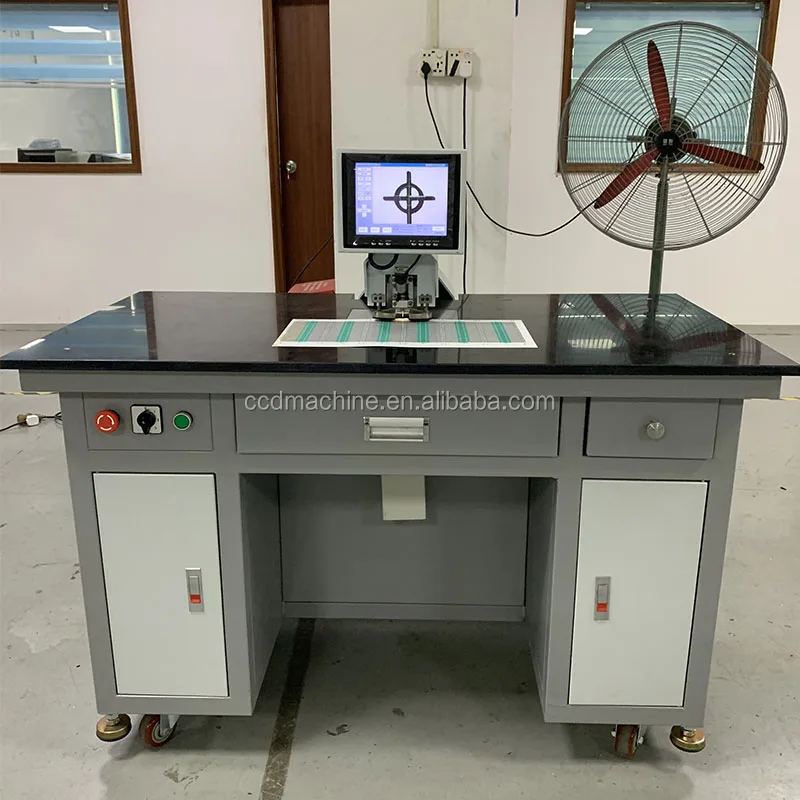 Aluminum Name Plate Semi-auto Ccd Guide Hole Punching Machine - Buy ...