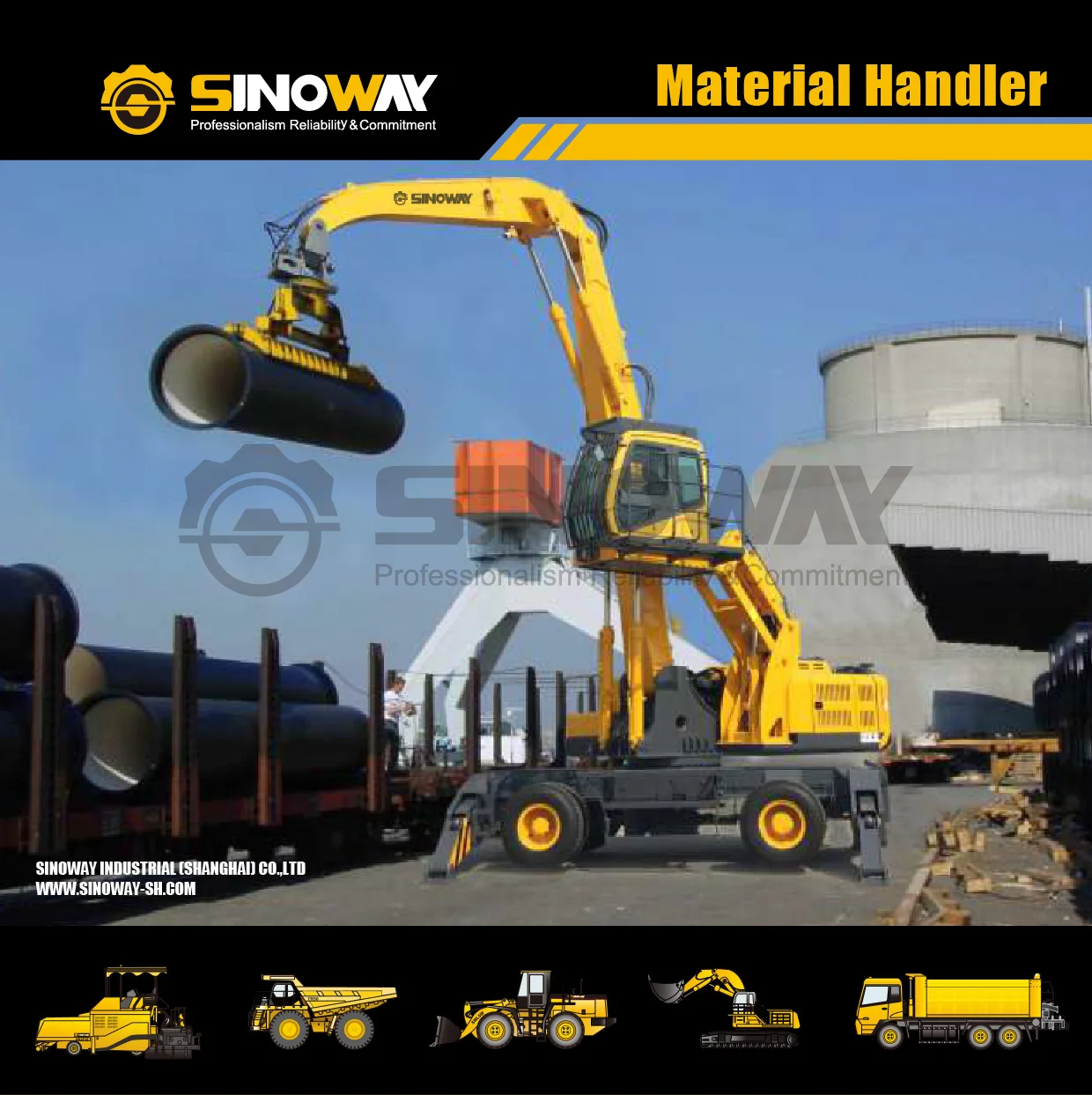 35 Ton Scrap Loader - Efficient Material Handling Excavator