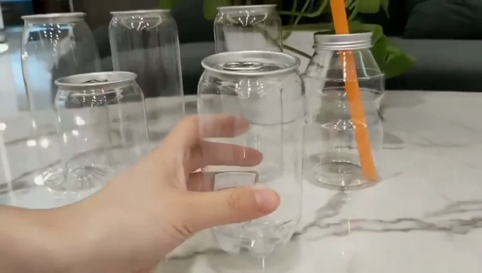 Lata de plástico transparente para refrescos, jugo, soda, café, 12oz ...