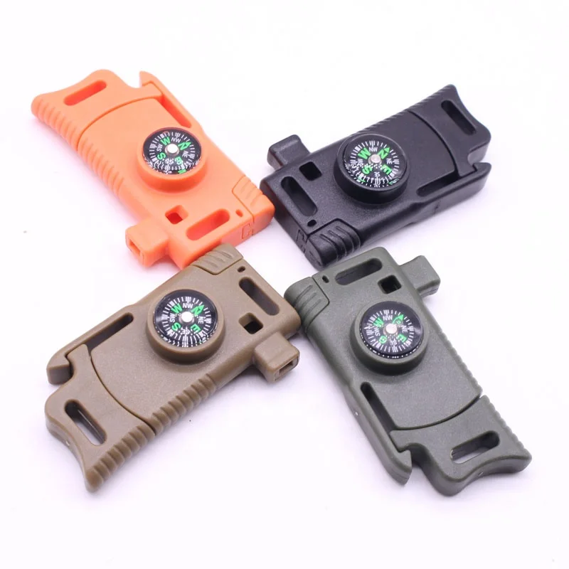 Kongbo Custom Logo Tactical Paracord Survival Buckle with Knife