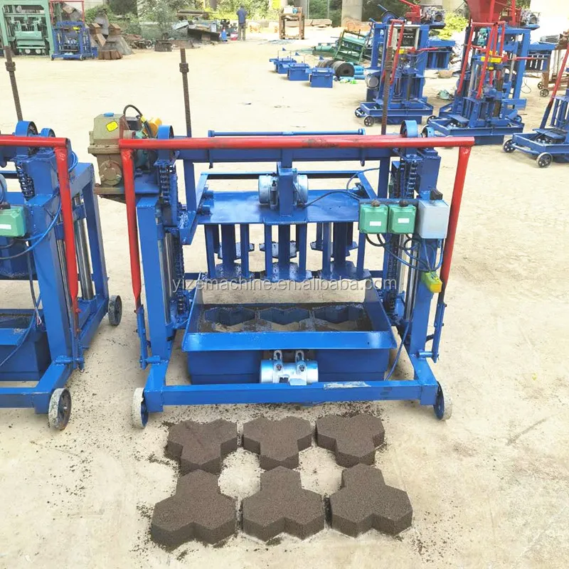 Automatic Lifting Ecological Block Brick Making Hollow Cement Concrete ...