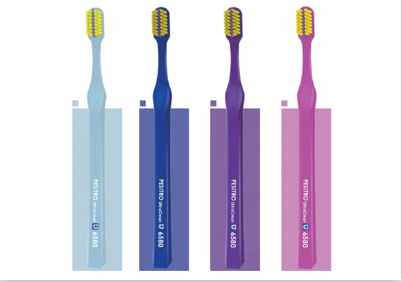 New Item Pesitro 6580 Ultrasoft Orthodontic Toothbrush 0.10mm Filament ...