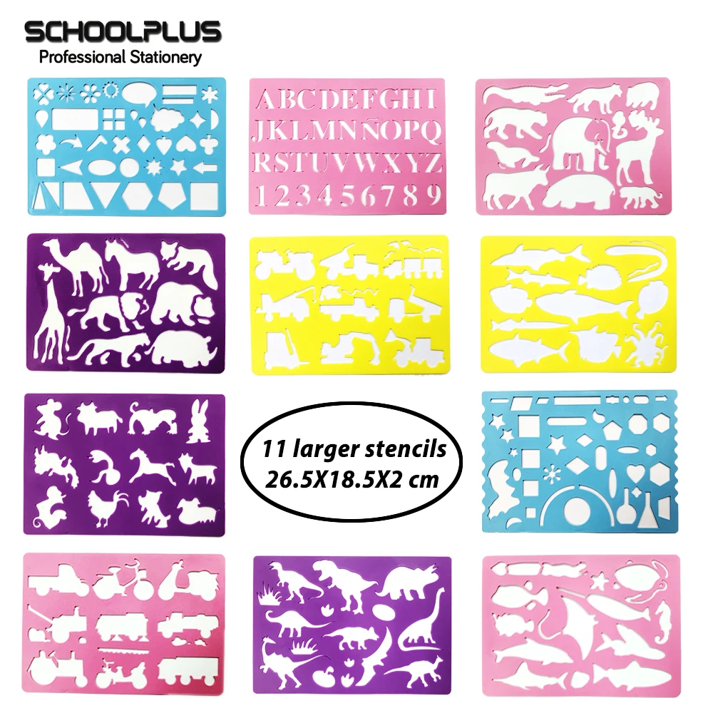 Plastic Drawing Stencil for Children - Fun & Creativity