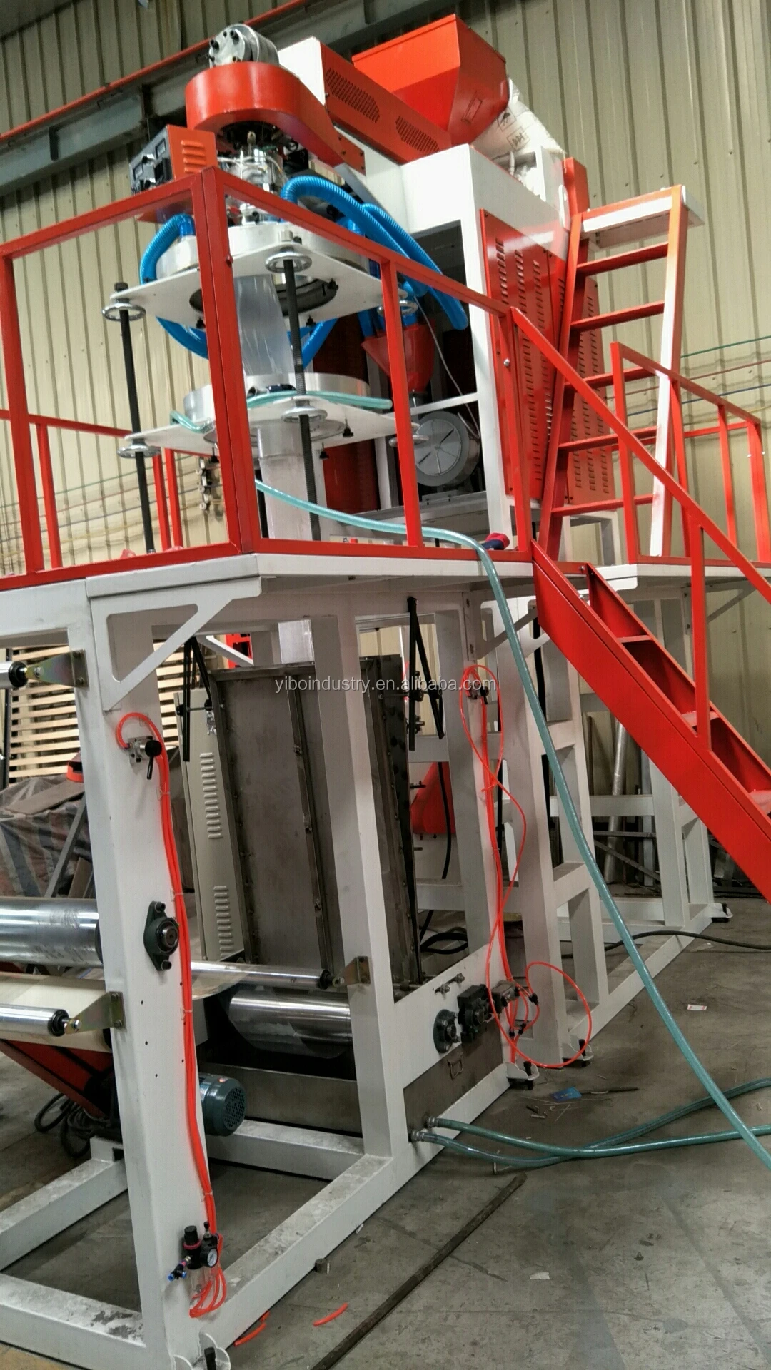 Sj50-fm700 Pp Bopp Opp Pe Plastic Extrusion Film Blowing Machine - Buy ...