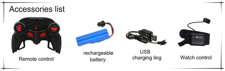 Bricstar New Arrival 1/14 One Button Gesture Sensing Deformation Watch ...