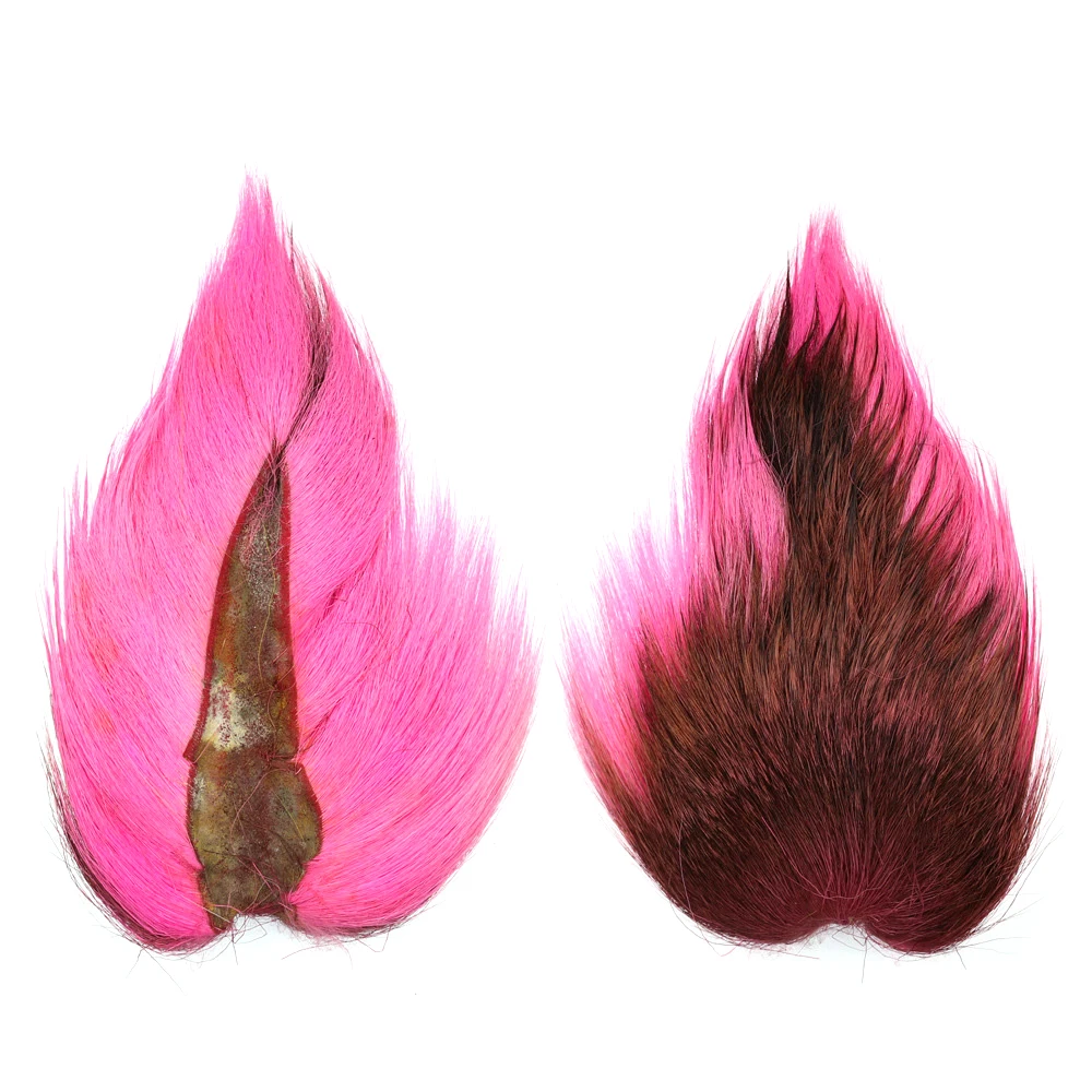 Colored Bucktail Deer Tail for Fly Tying Lures - Green, Blue, Yellow ...